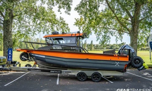 GFAB Alloy Amphibious Boat Trailers