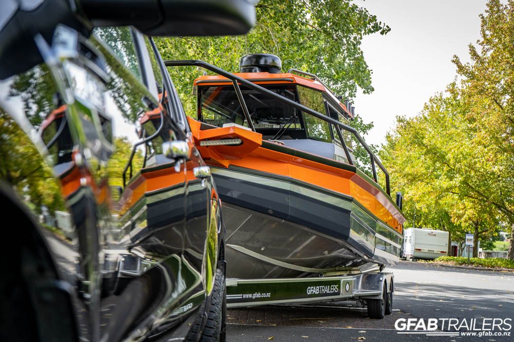 GFAB Alloy Amphibious Boat Trailers