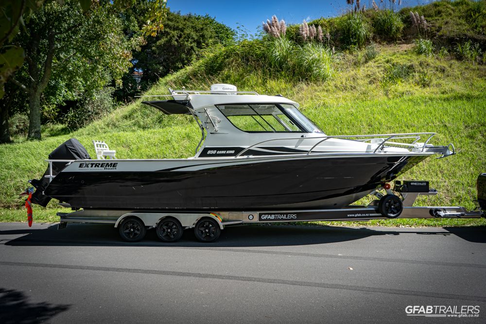 Large GFAB Alloy Boat Trailer