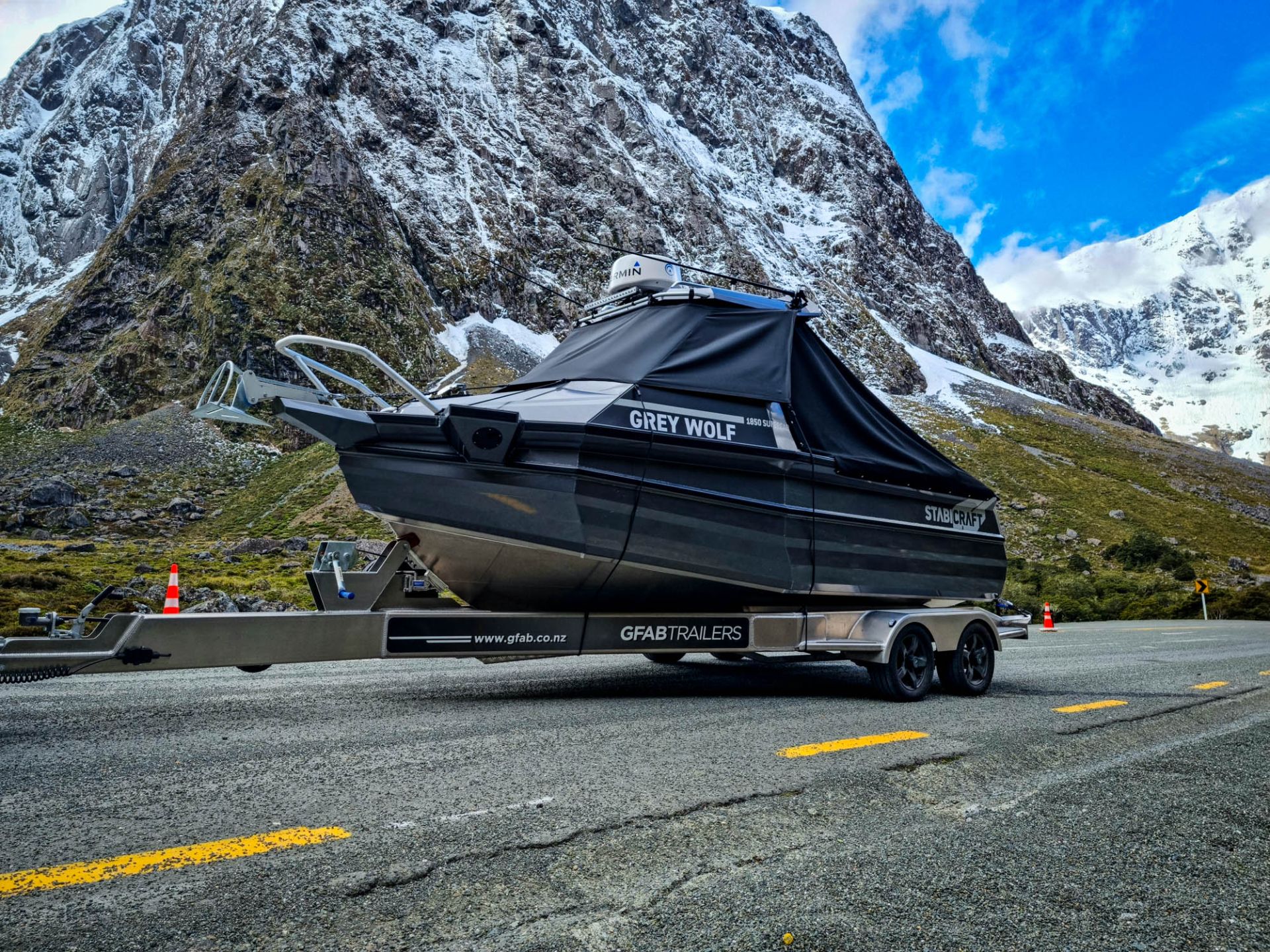 Medium GFAB Alloy Boat Trailer