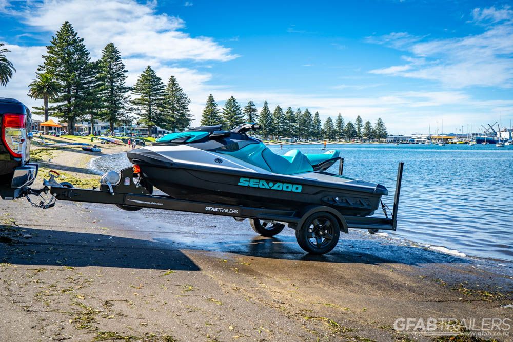 GFAB Black Edition Single Jet Ski Trailer