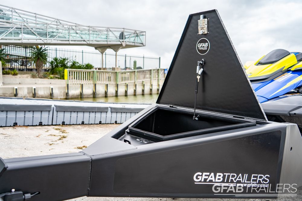 GFAB Alloy Black Single Sportski Trailer