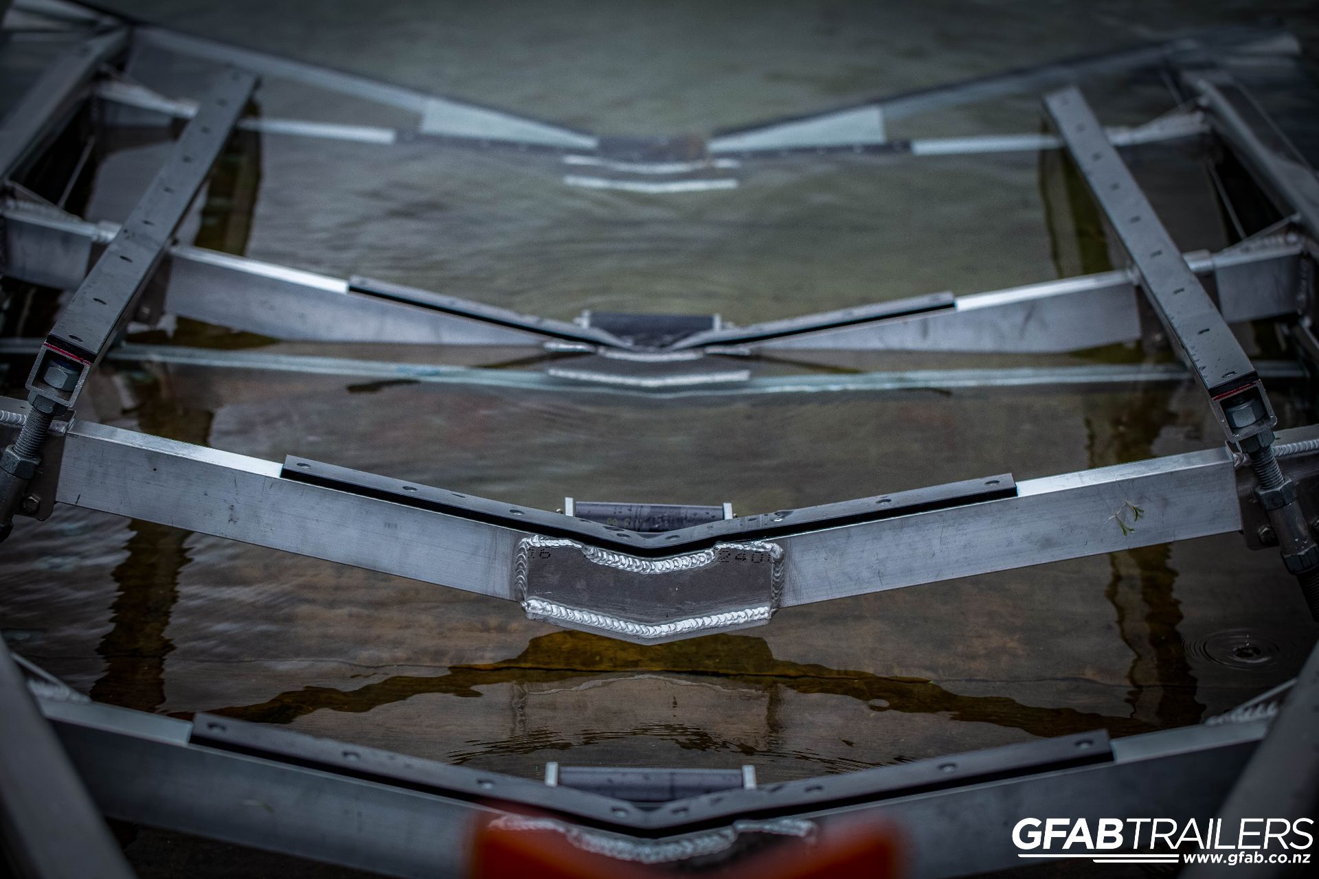 Small GFAB Alloy Boat Trailer