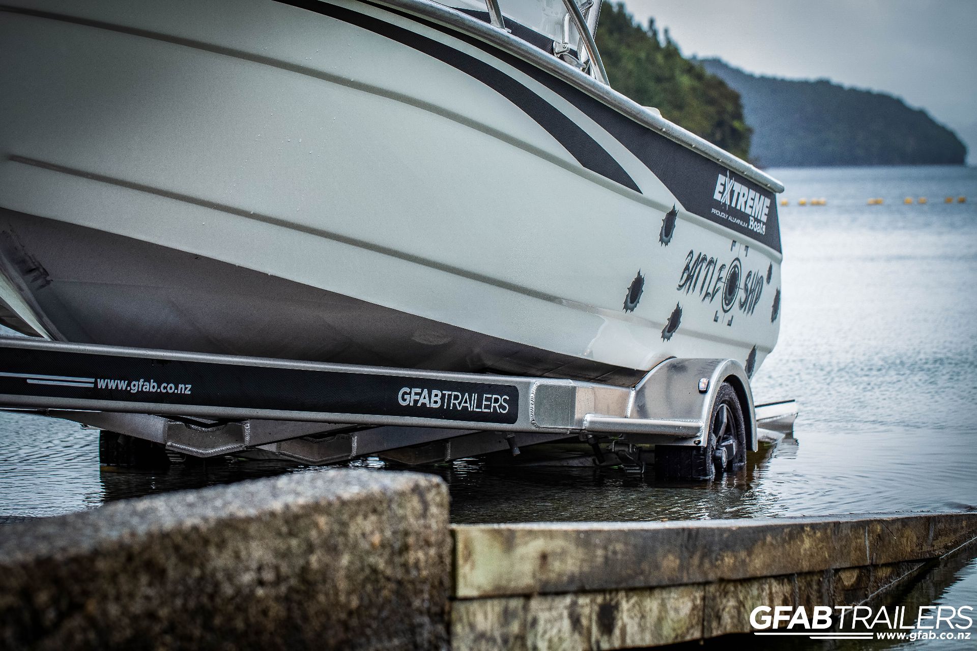 Small GFAB Alloy Boat Trailer